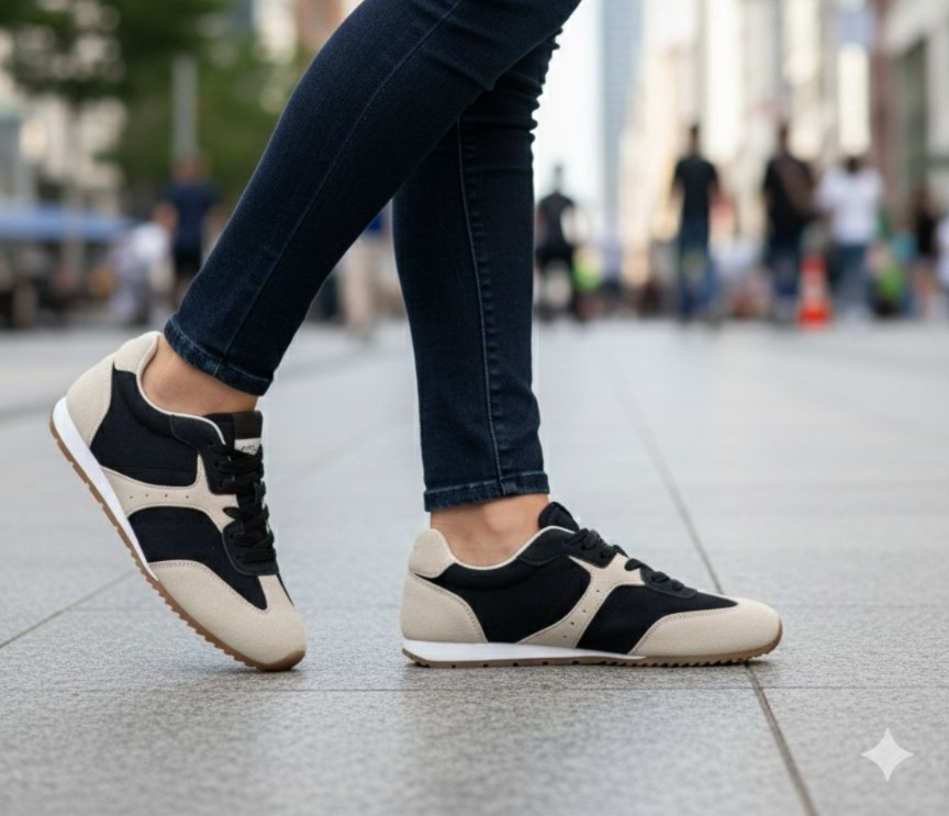 Tenis Emma Negra – Aleli zapatos